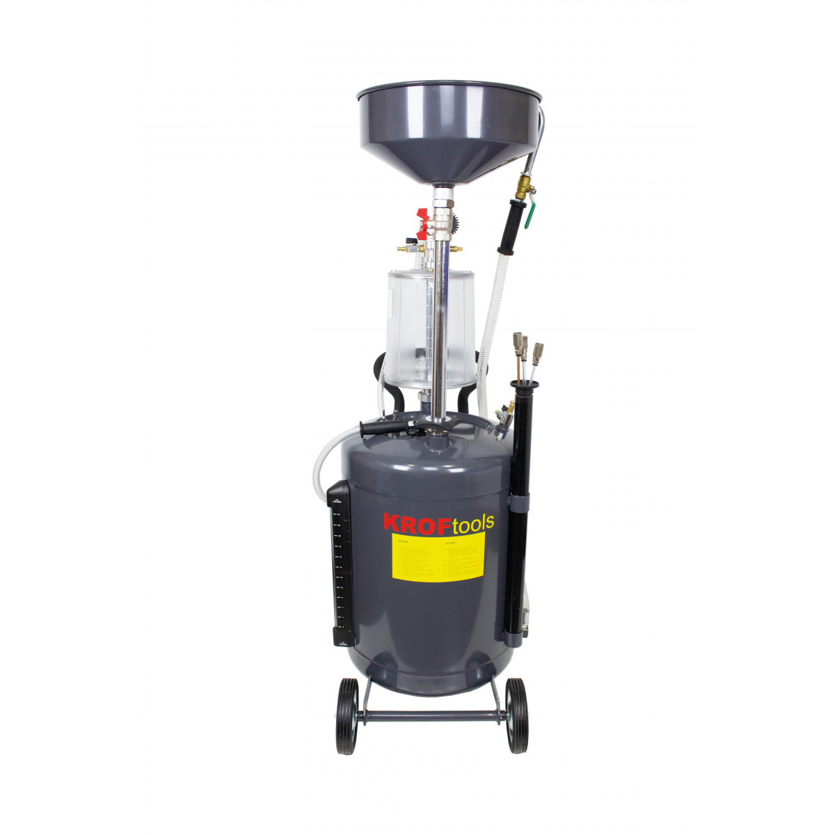 OIL VACUUM EXTRACTOR WITH MEASURING CUP 90L - 9730 - KROFTOOLS