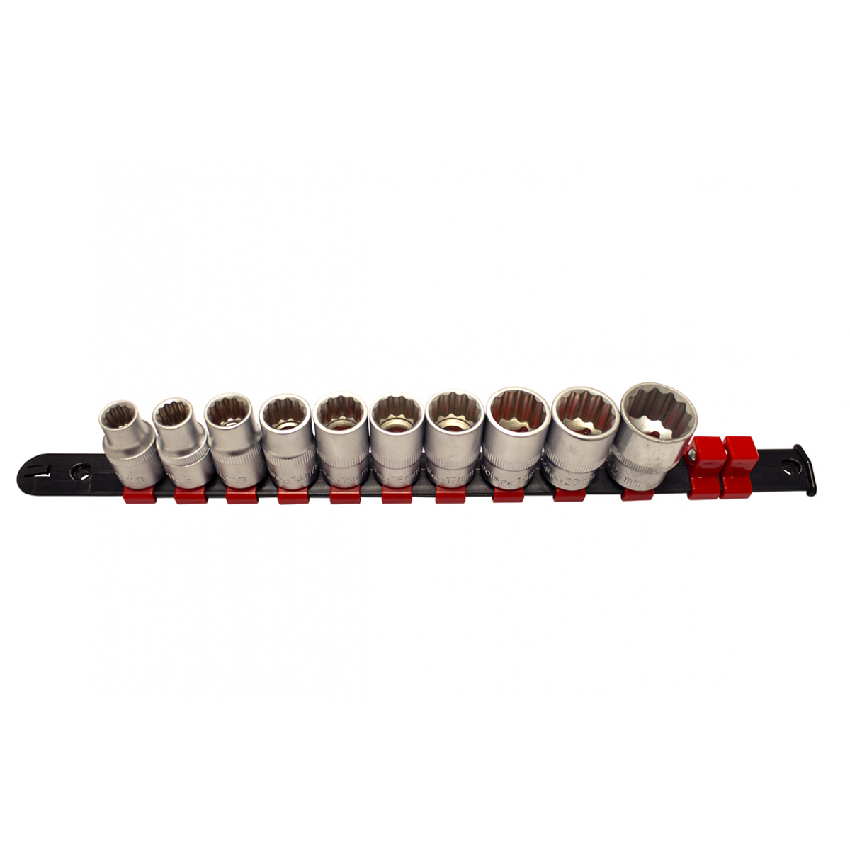 10 Socket Keys 1/2" Bihexagonal Set | Maintenance Tool - 1234 - KROFTOOLS