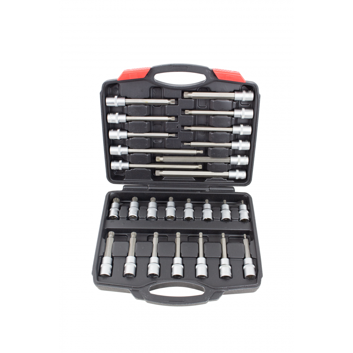 26PCS 1/2" XZN BIT SOCKET SET - 6026 - KROFTOOLS
