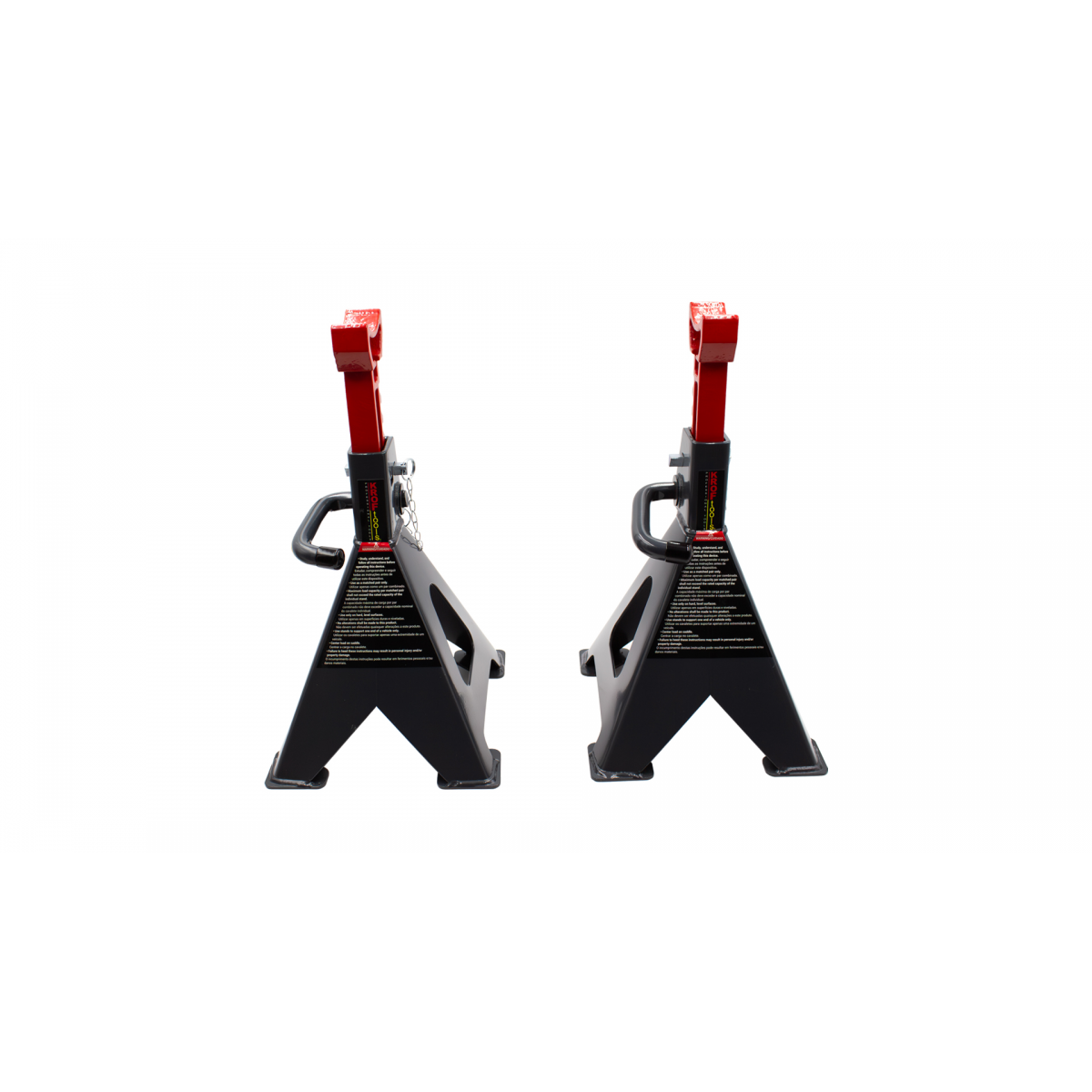 6T JACK STAND WITH PIN LOCK - PAIR - 4756 - KROFTOOLS