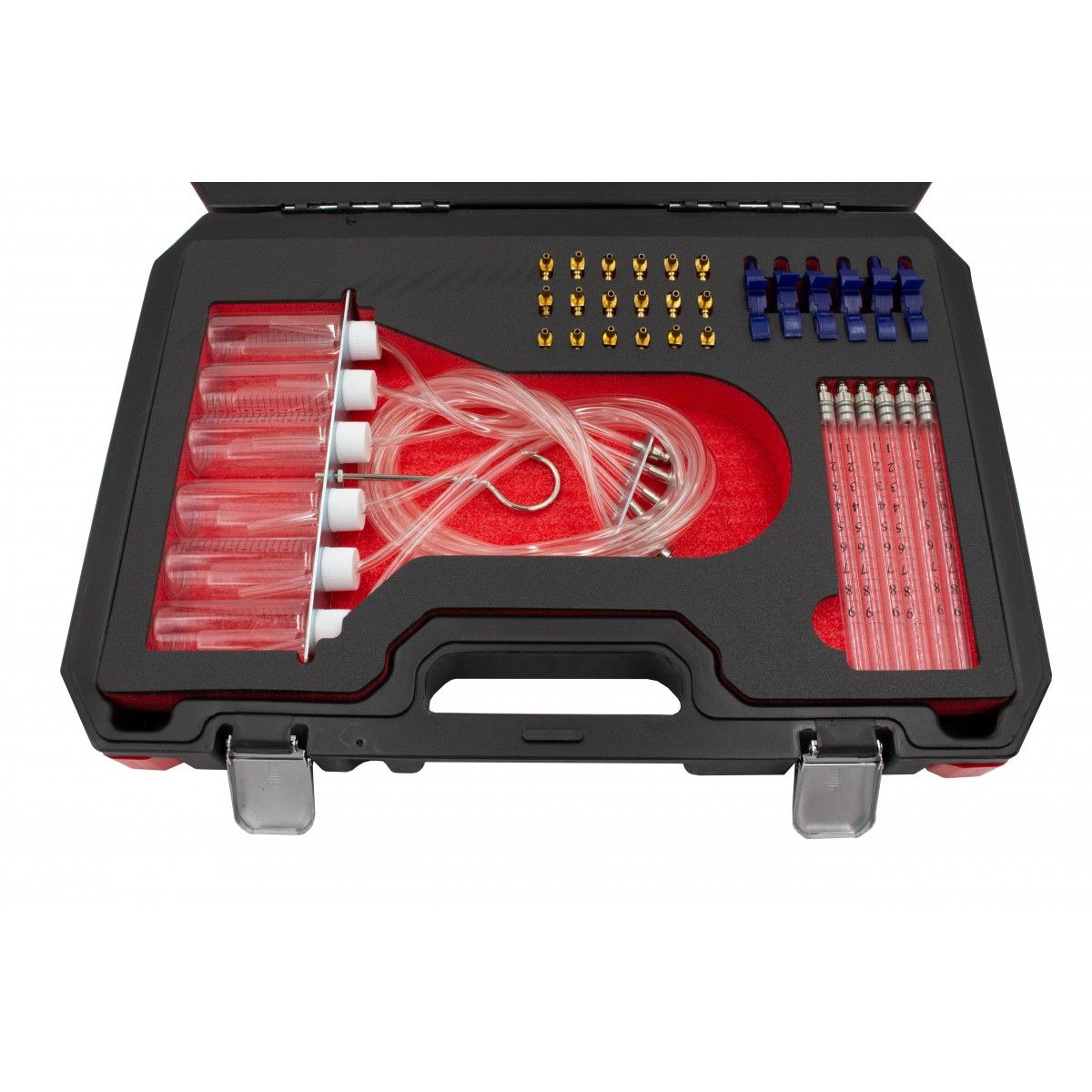 COMMON RAIL FLOW METER AND 24 PIECES ADAPTOR SET | KROFTOOLS