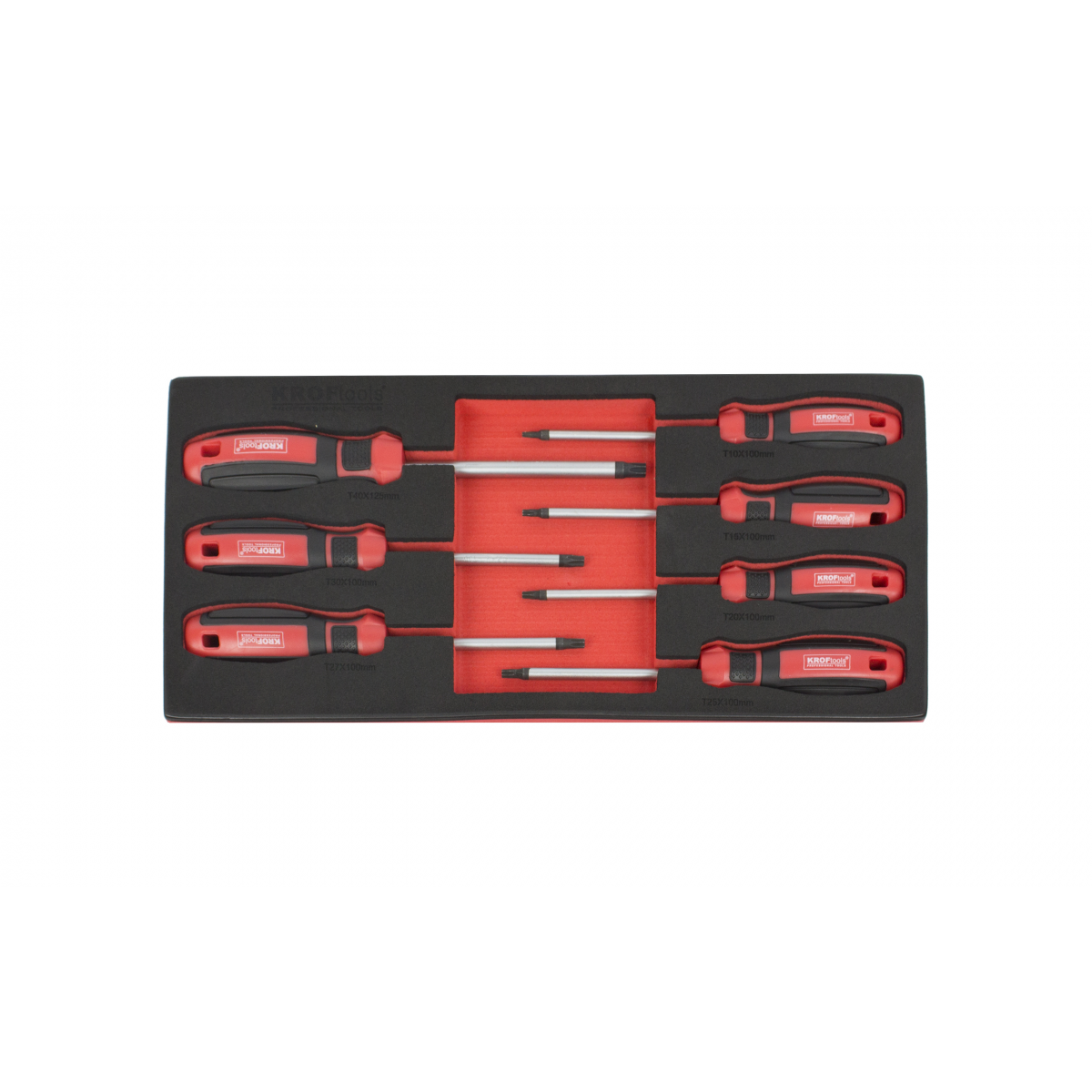 SCREWDRIVER TORX T10-40 SET 7PCS - 8519 - KROFTOOLS