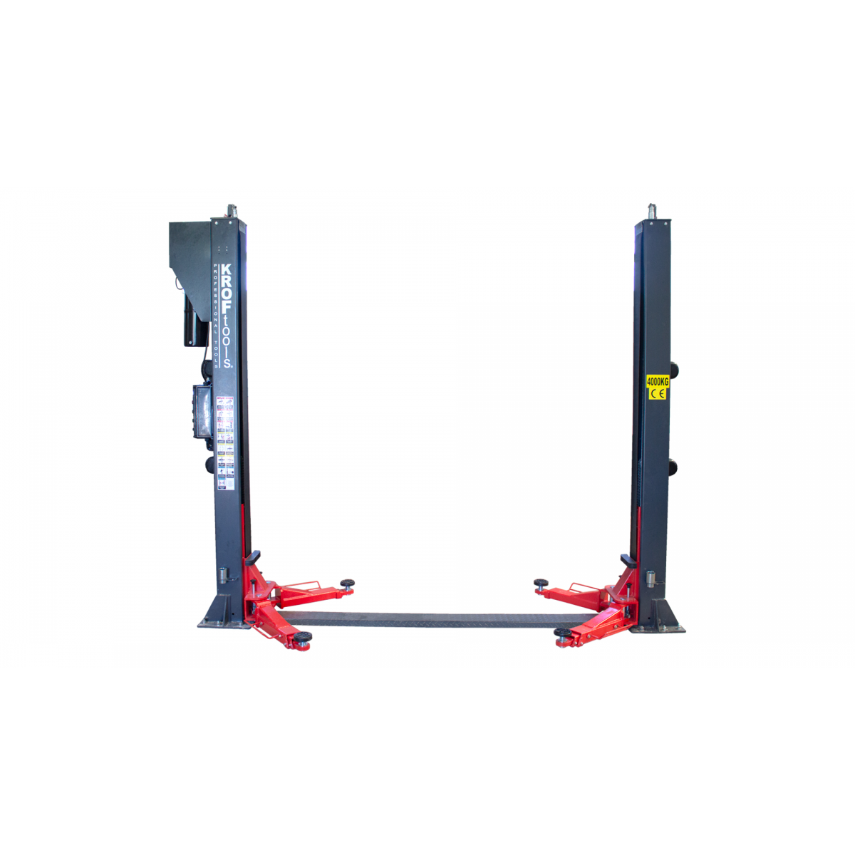 PONT ÉLÉVATEUR DE 2 COLONNES ÉLECTRO-HYDRAULIQUE 4T 380V - 9805 - KROFTOOLS