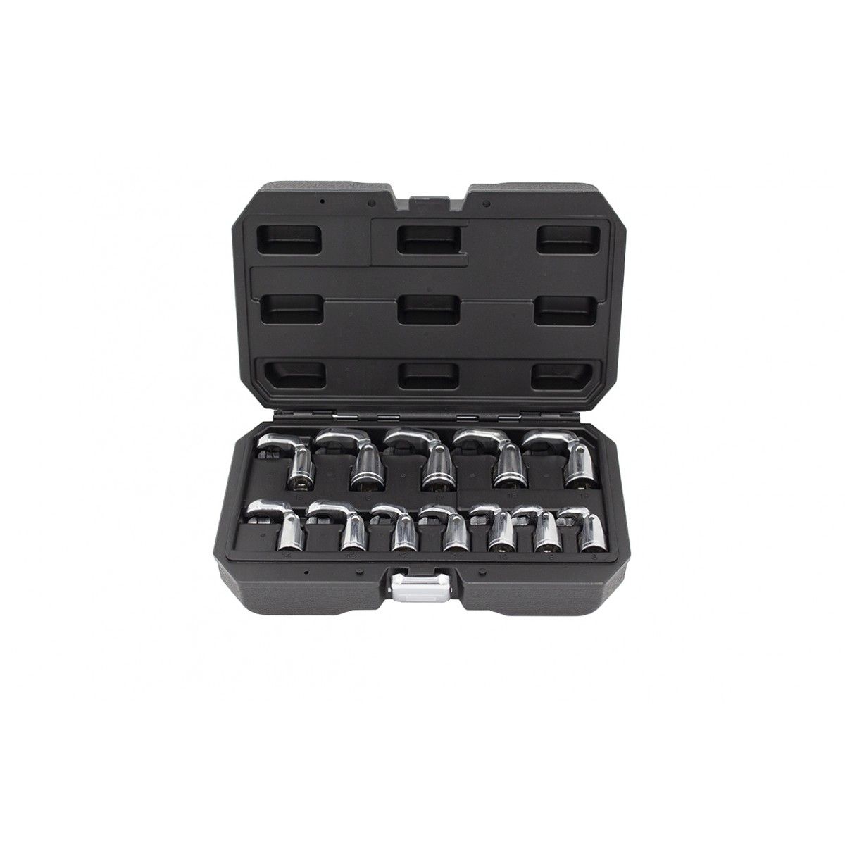 12PCS 3/8" DRIVE FLEXIBLE CROWS FOOT SOCKET WRENCH SET - 3830 | KROFTOOLS